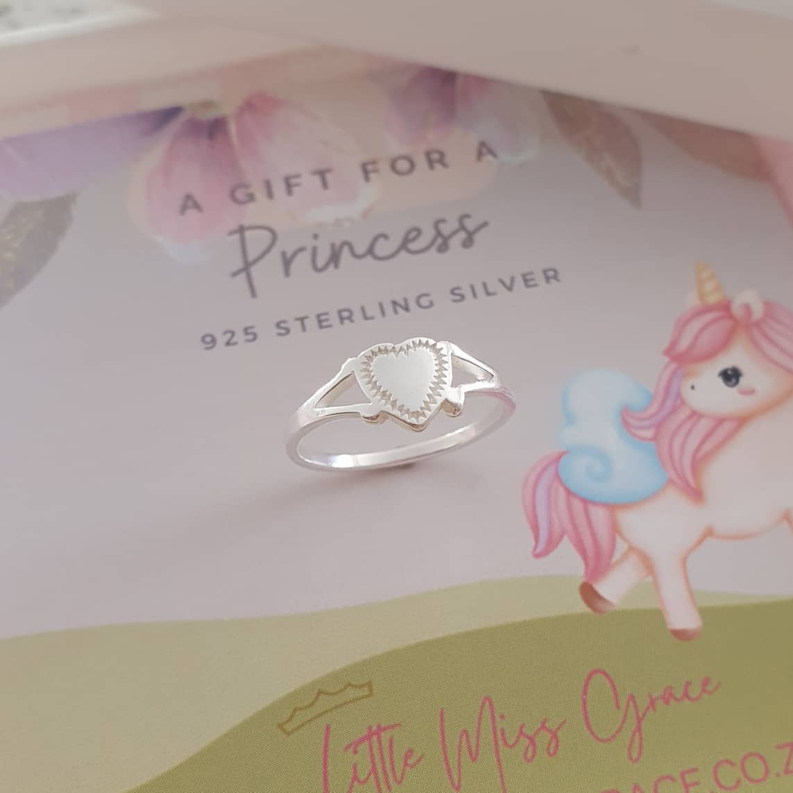 Silver Children's Rings and Signet Rings – Little Miss Grace
